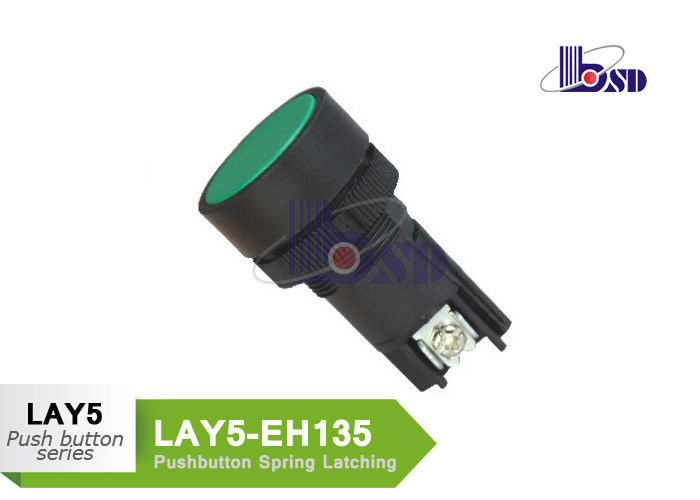 LAY5 （XB2） -EH135 warna hijau pegas kembali tombol swithes tombol datar